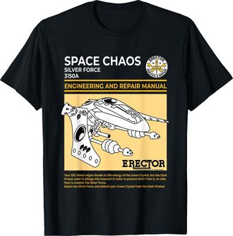 Meccano Erector Silver Force Raider Modellreparaturhandbuch Retro T-Shirt