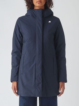 K-Way Veste courte &agrave; capuche Sophie, matelass&eacute;e et imperm&eacute;able en tissu technique