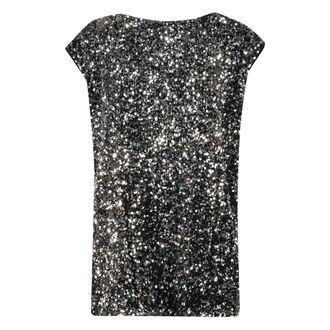 Junya Watanabe Pailletten-Top - - Tops - Damen - Schwarzk - M