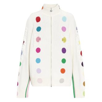 Barrie Kaschmir-Cardigan mit Rei&szlig;verschluss - - Knitwear - Damen - Wei&szlig; - M