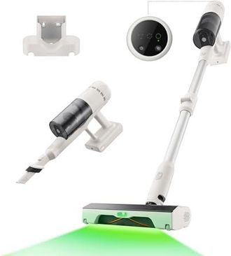 Roborock H60 kabelloser Staubsauger, 115 AW Saugleistung, 60 Min Laufzeit, 90° Flexibles Rohr, Stauberkennung-LED, HEPA-Filtration, Anti-Verhedderungsbürste fü