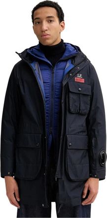 C.P. Company C.p. Company, Homme, Vestes, Bleu, Taille: L Winter Vestes