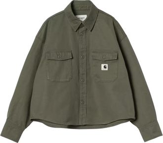 Carhartt Work in Progress Femme, Blouses et Chemises, Vert, Taille: 40 FR Kelly Shirt Jac Cooper Twill