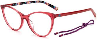 M Missoni Femme, Accessoires, Rouge, Taille: ONE Size Mmi-0009 Cateye Frame