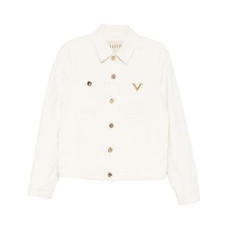 Valentino Garavani Homme, Vestes, Beige, Taille: L Denim Vestes