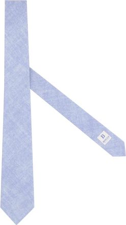 Boggi Milano Homme, Accessoires, Bleu, Taille: ONE Size Cravate en soie &agrave; effet m&eacute;lang&eacute;