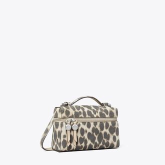 Tory Burch Damen Schlanke Romy Handtasche aus Wildleder mit Tragegriff oben