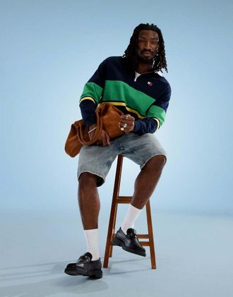 Tommy Jeans Isaac - Short en jean décontracté - Délavage moyen-Bleu