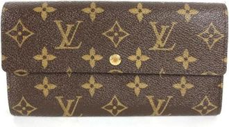 Louis Vuitton unisex, Pre-owned, Brun, Taille: ONE Size Portefeuille en toile Pre-owned