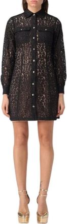 Michael Kors Femme, Robes, Noir, Taille: 42 FR Mf381Q43Tq Mini Robe en Dentelle