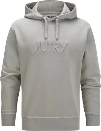 Autry Homme, Sweatshirts et sweats &agrave; capuche, Gris, Taille: M Cotton Sweat &agrave; capuche