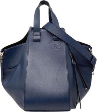 Loewe Sac port&eacute; &eacute;paule Pre-owned - Femme - Pre-owned - Bleu - Taille: ONE Size