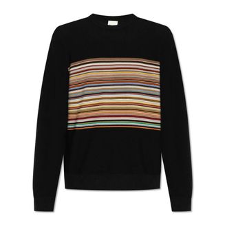 Paul Smith Wollpullover mit Rundhalsausschnitt - - Knitwear - Herren - Schwarzk - M
