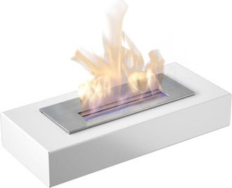 Kratki Tischkamin Bioethanol INDIA T&Uuml;V wei&szlig;