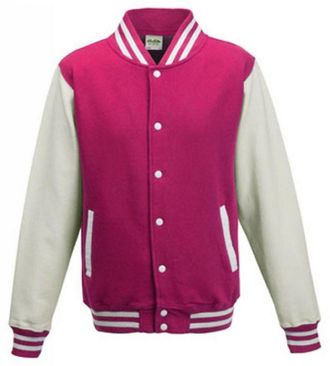 JUST HOODS BY AWDIS Sweatjacke Varsity Jacket / College Jacke