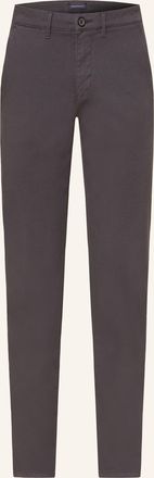 Strokesman's Strokesmans Piqu&eacute;-Chino Slim Fit grau