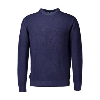 Gentiluomo Blauer Rundhalspullover - - Knitwear - Herren - Blau - M