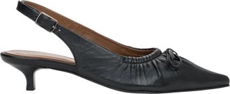 Estro & Luminara Femme, Chaussures, Noir, Taille: 37 EU Escarpins Slingback &agrave; Petit Talon