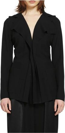 Junya Watanabe Femme, Vestes, Noir, Taille: 40 FR Pleated Twill Blazer