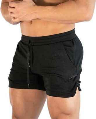 Generic JJDFW Short de sport de grande taille pour homme &agrave; s&eacute;chage rapide pour marathon course &agrave; pied trois tiers fitness pantalon de plage &agrave; s&eacute;chage rapide m