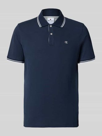 Champion Slim Fit Poloshirt mit Label-Stitching