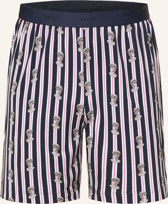 Mey Mey Schlafshorts Serie Marble Muse blau