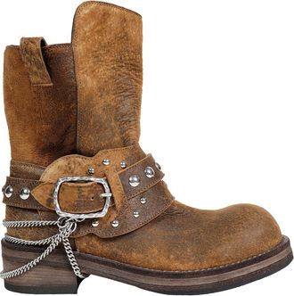 Ann Demeulemeester Boa Short Riding Boots