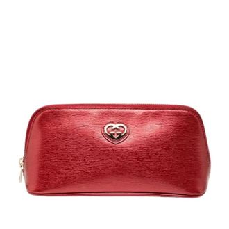 Gucci Pochette en cuir Pre-owned - Femme - Pre-owned - Rouge - Taille: ONE Size