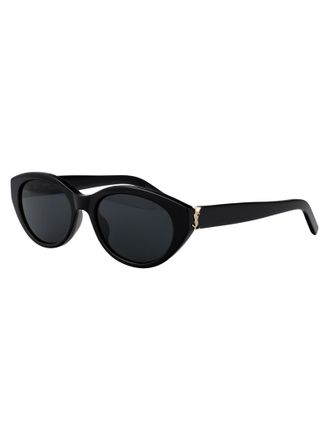 Saint Laurent Womens Sunglasses Slm148 Black Acetate Black-Black-Black Black/black/black