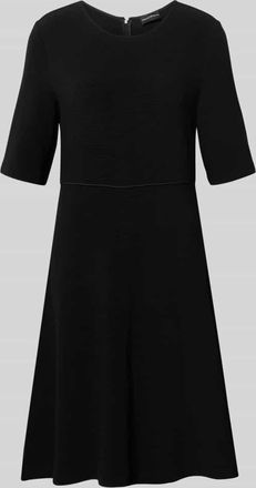 Emporio Armani Minikleid aus Viskose-Mix mit Rundhalsausschnitt