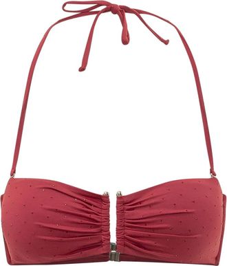 Sundek Femme, Maillots de bain, Rouge, Taille: 38 FR Bandeau Bikini Top