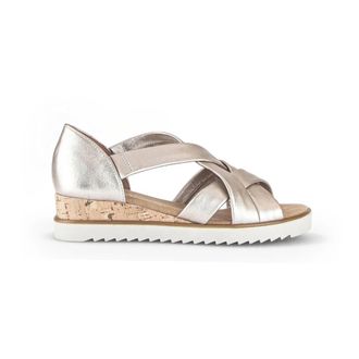 Gabor Flache Sandalen - - Shoes - Herren - Beige - 40 1/2 EU