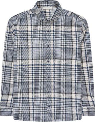 The Goodpeople Homme, Chemises, Bleu, Taille: XL Saki Overshirt