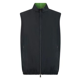 Herno Weste mit Rei&szlig;verschluss - - Jackets - Herren - Blau - XL