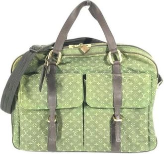 Louis Vuitton unisex, Pre-owned, Vert, Taille: ONE Size Sac &agrave; main en toile Pre-owned