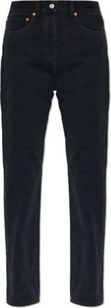 Balmain Femme, Jeans, Noir, Taille: 40 FR Jean Droit