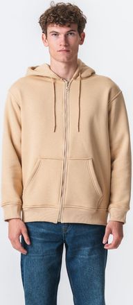 Perform Collection Relaxed Zip Hoodie - Beige