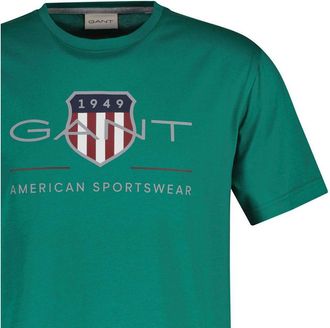 GANT T-Shirt Herren T-Shirt 1er Pack Baumwolle (Packung, 1er Pack)