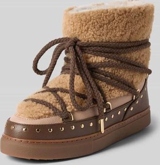 INUIKII Boots mit Kontrastbesatz Modell Curly Rock