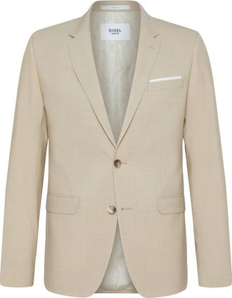 Digel Einreiher-Sakko Baxter aus Schurwolle mit Stretch, Modern Fit in
