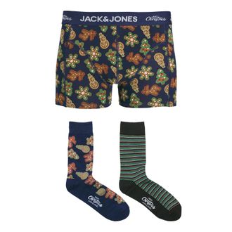 Jack & Jones Jack & Jones Set Boxershorts und Socken Gingerbread Giftbox 12285133 Bunt
