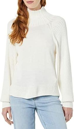 Amazon Essentials Pull Court Oversize Ultra Doux (Grandes Tailles Disponibles) Femme, Ivoire, XS