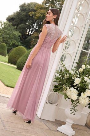 Lipsy Maxikleid Lipsy Maxikleid f&uuml;r Brautjungfern, Kurzgr&ouml;&szlig;e (1-tlg)