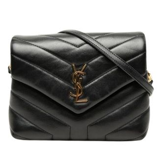 Saint Laurent Sac bandouli&egrave;re Loulou Pre-owned - Femme - Pre-owned - Noir - Taille: ONE Size