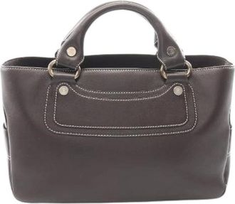 Celine Pre-owned Sac Boogie en cuir - Femme - Pre-owned - Brun - Taille: ONE Size