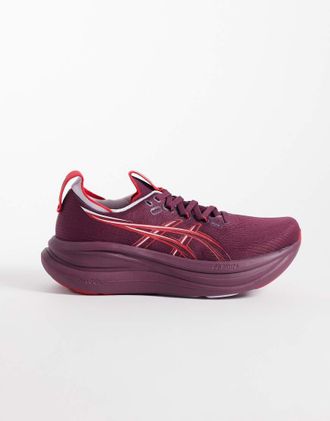Asics Gel-Nimbus 28 - Baskets de course - Violet et rouge