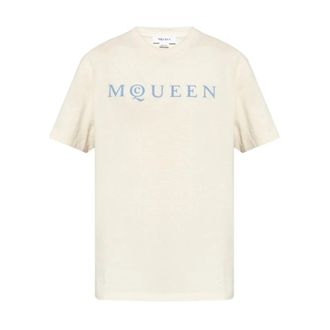 Alexander McQueen T-Shirts - - Tops - Herren - Beige - XL