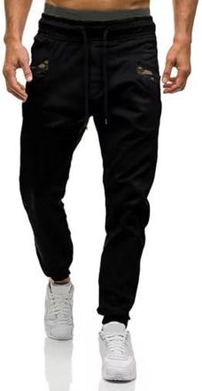 Generic Pantalon de jogging pour homme - Long et fin - Pantalon dext&eacute;rieur pour homme - L&eacute;ger et respirant - Couleur unie - Coupe ajust&eacute;e - Pantalon d&eacute;t&eacute; tend