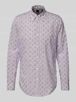Boss Orange by Hugo Boss Regular Fit Freizeithemd mit Button-Down-Kragen Modell Rickert