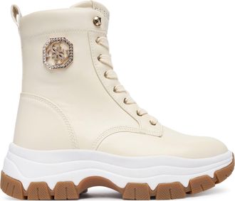 Guess Schnürschuhe Guess FLFBNZ ELE12 Écru